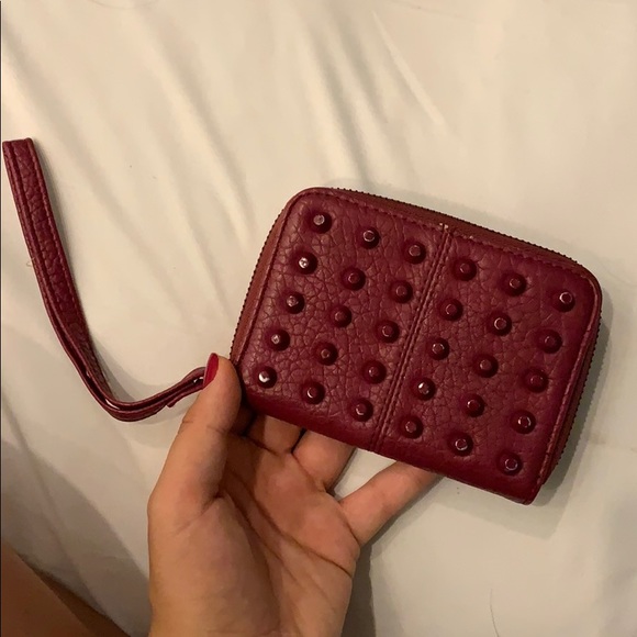Bags | Maroon Wallet | Poshmark